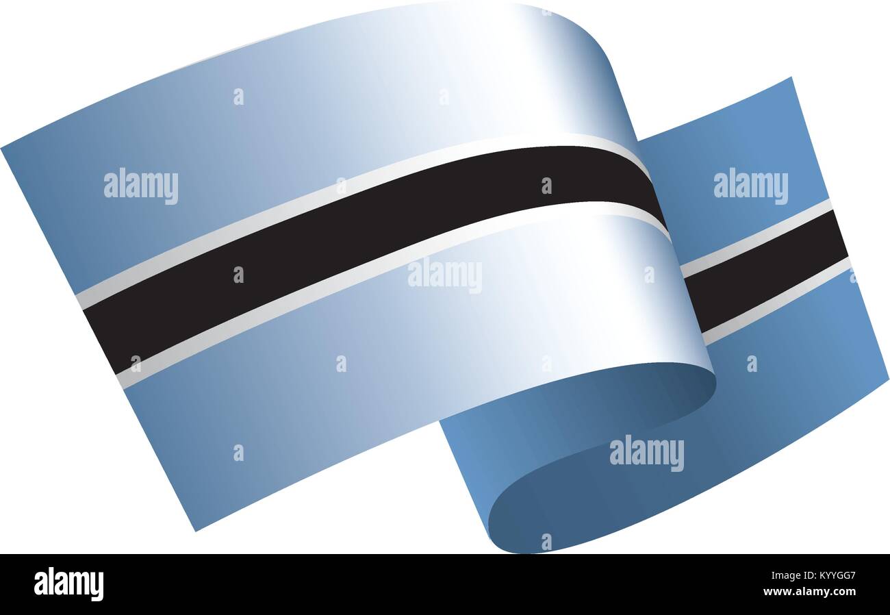 Botswana flag, vector illustration Stock Vector Image & Art - Alamy