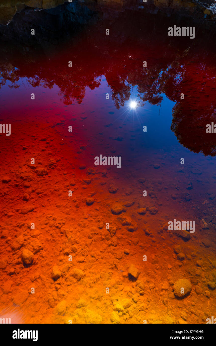 Río Tinto - Red River, Sierra Morena, Gulf of Cádiz, Huelva, Andalucia ...