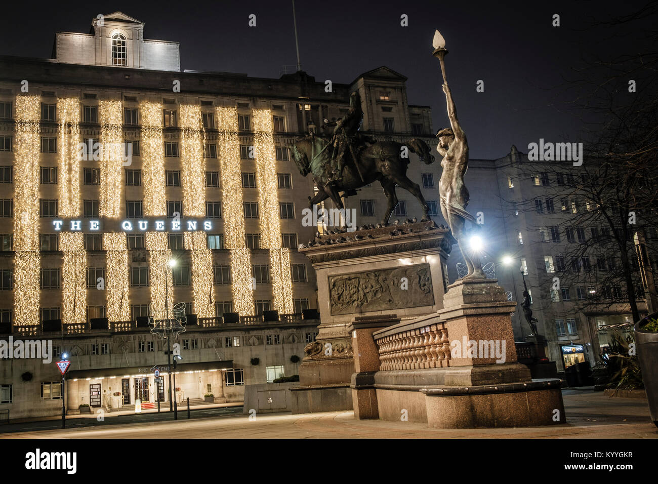 The Black Prince Statue in City Square, Leeds, West Yorkshire, England ...