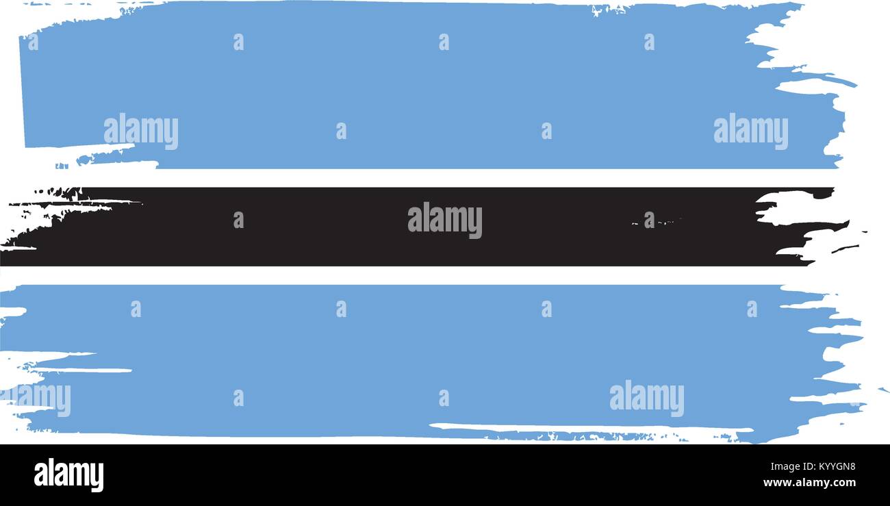 Botswana flag, vector illustration Stock Vector Image & Art - Alamy