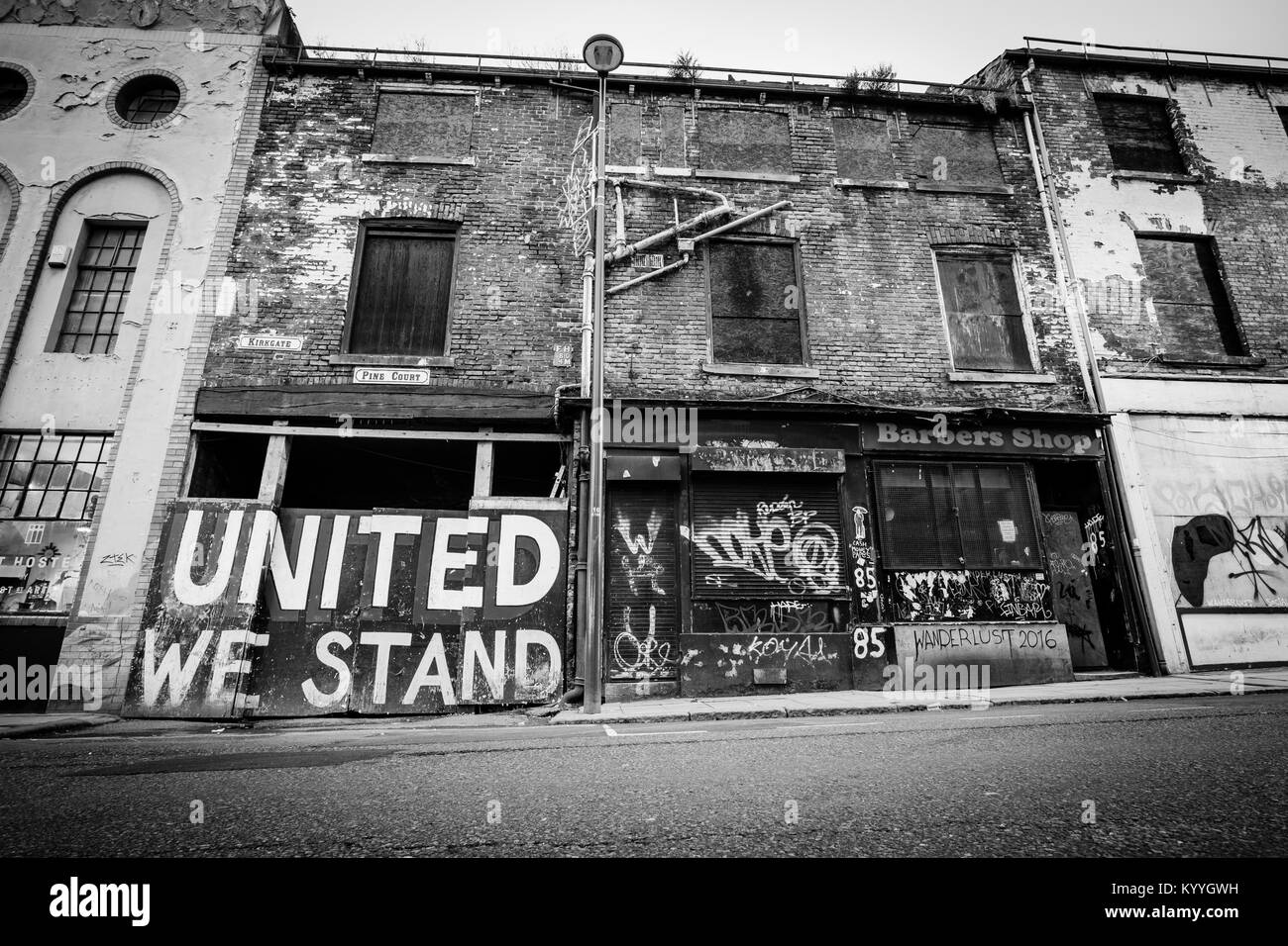 English graffiti scene Black and White Stock Photos & Images - Alamy