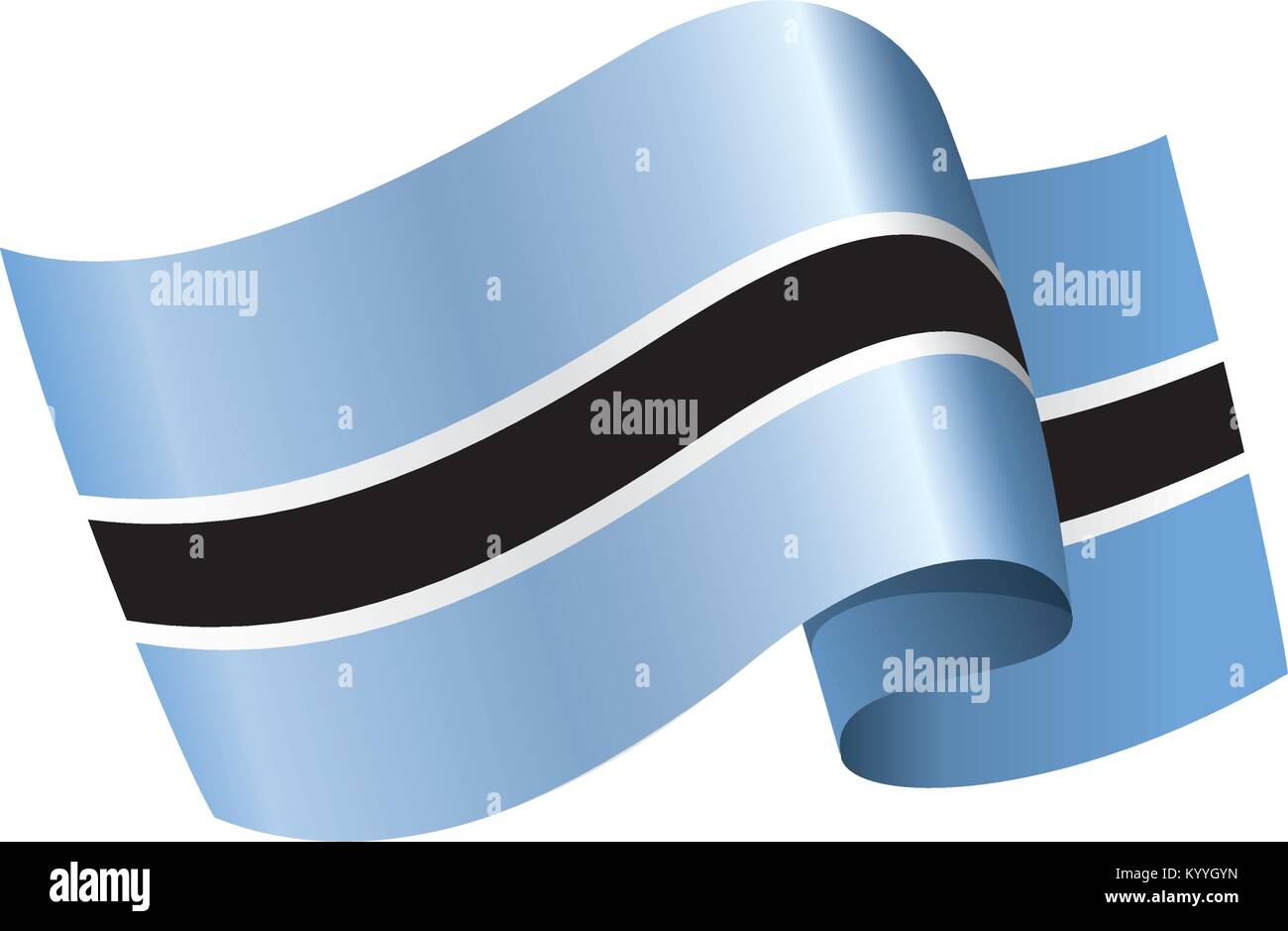 Botswana flag, vector illustration Stock Vector Image & Art - Alamy