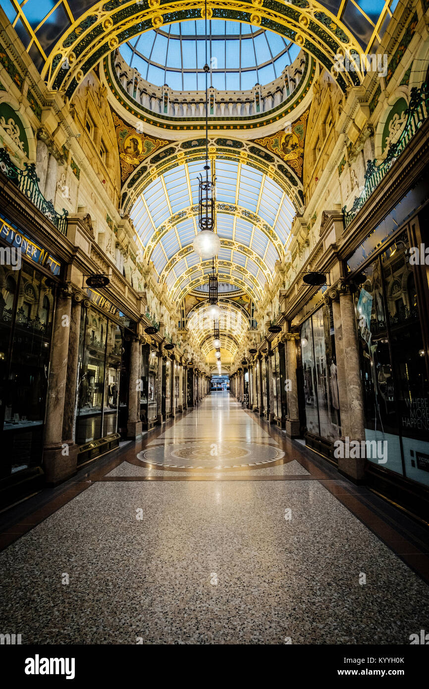 The Victoria Quarter Shopping Arcades, Leeds, West Yorkshire, England ...