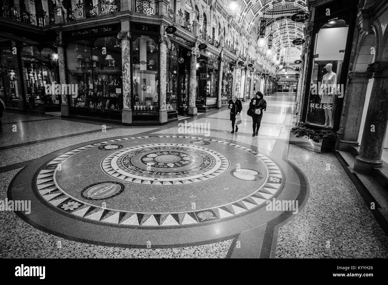 The Victoria Quarter Shopping Arcades, Leeds, West Yorkshire, England ...