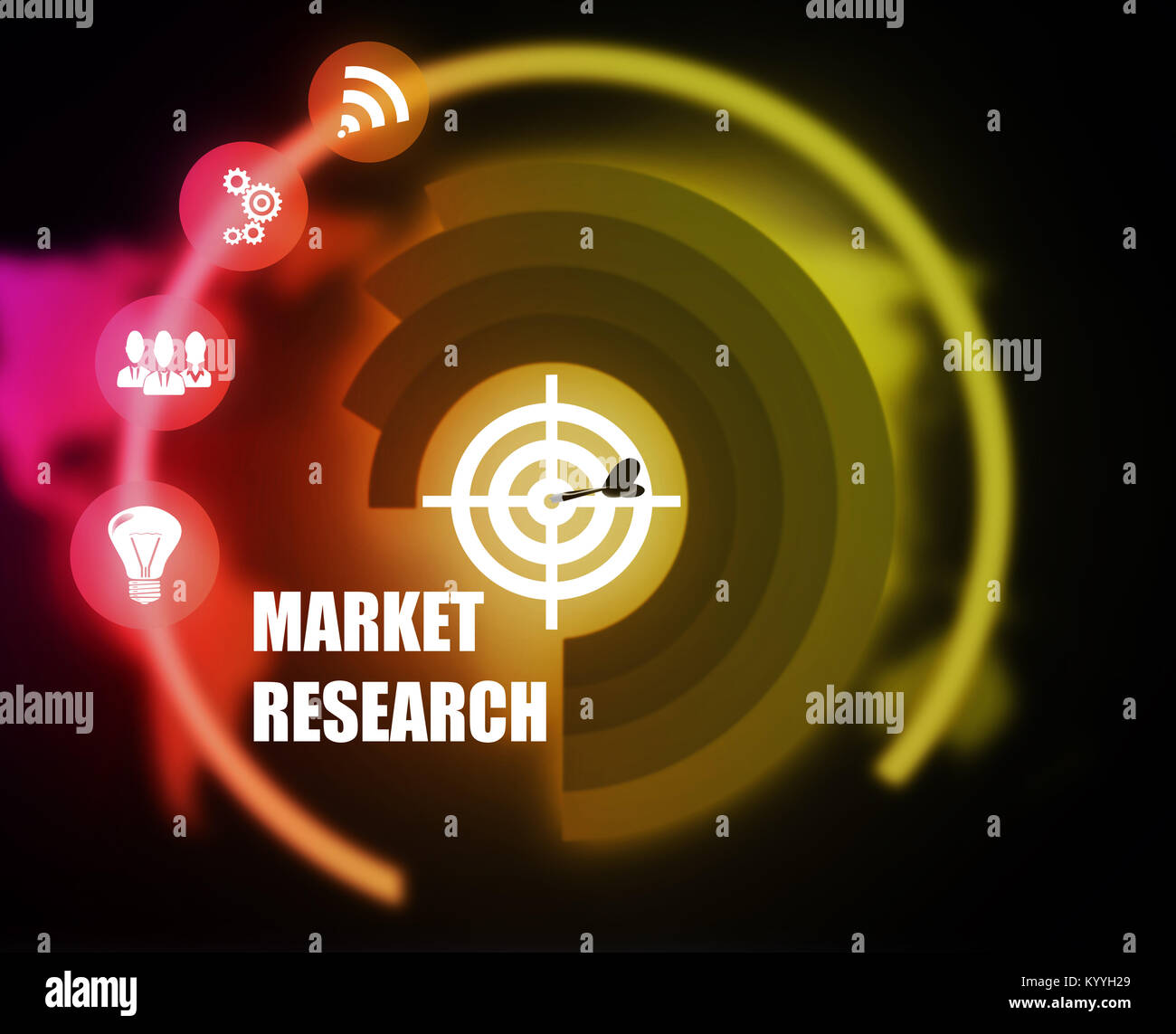 Market research concept business idea background plan graphic Stock ...