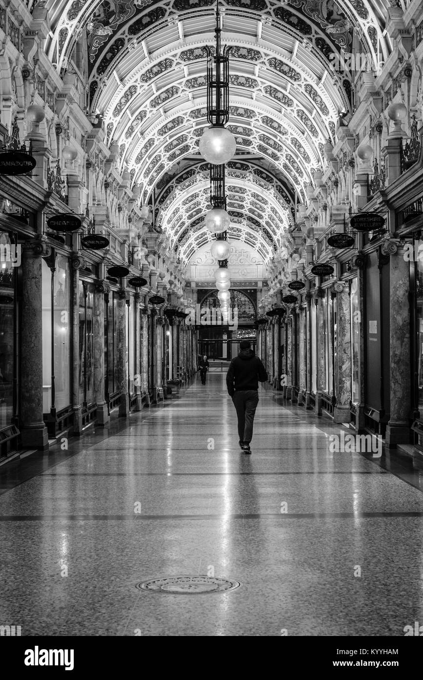 The Victoria Quarter Shopping Arcades, Leeds, West Yorkshire, England ...