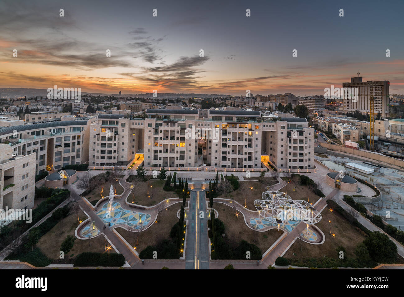 At Jerusalem International YMCA, Israel Stock Photo - Alamy