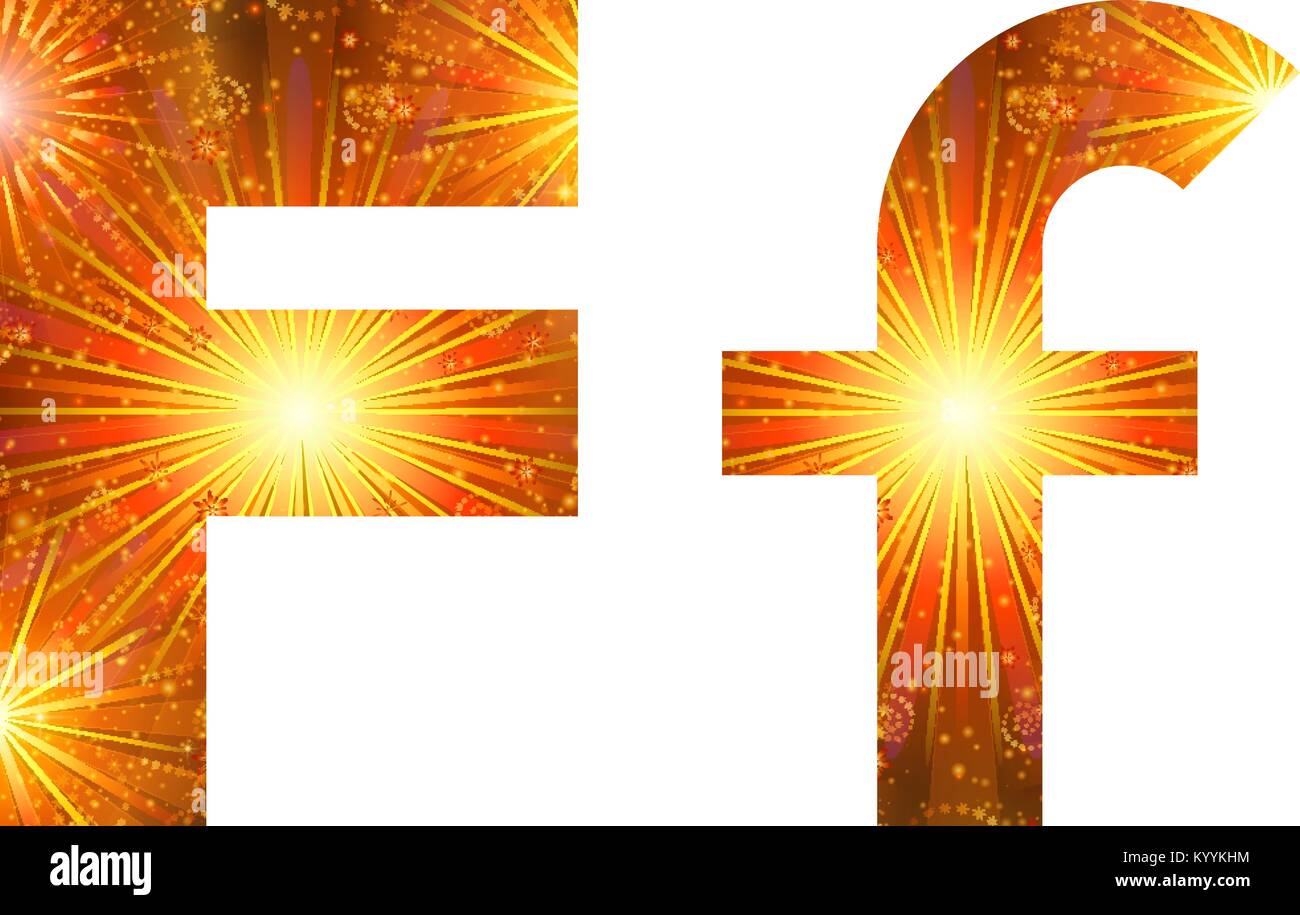 Set of letters, firework, F Stock Vector Image & Art - Alamy