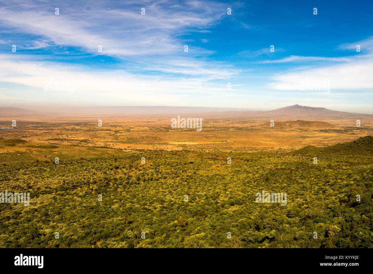 View of the rift valley in northwestern Kenya Stock Photo - Alamy