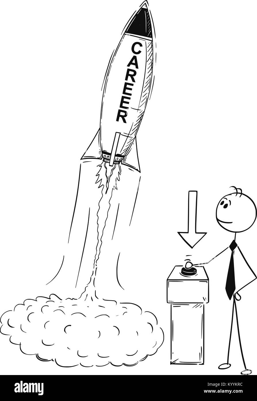 Start up project rocket Stock Vector Images - Alamy