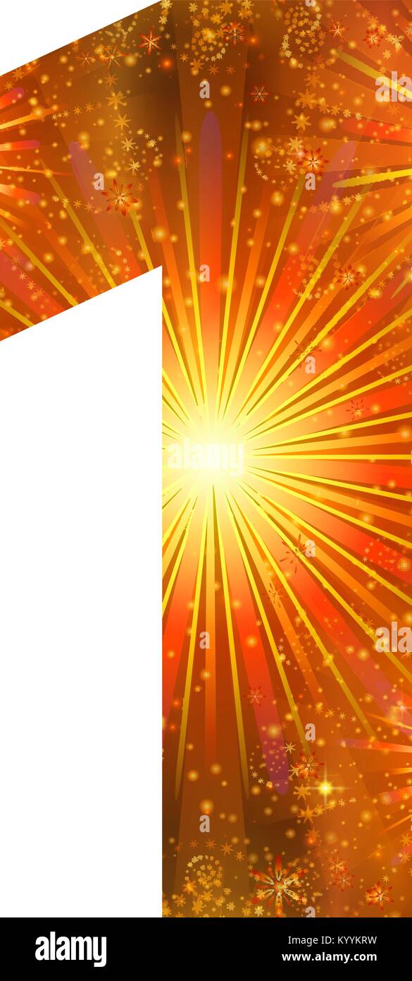 Number of orange firework, one Stock Vector Image & Art - Alamy