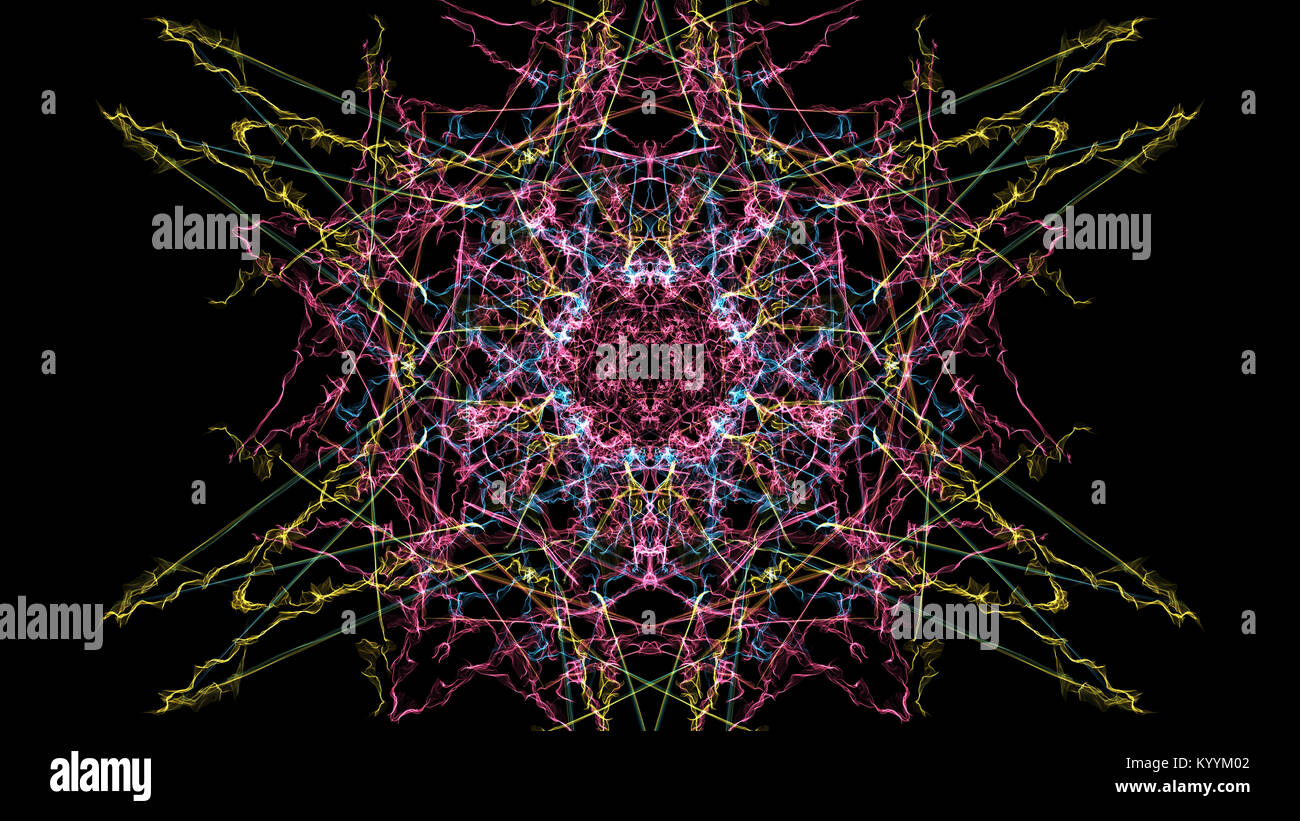 Glowing abstract dark background. Silk symmetry series Stock Photo - Alamy