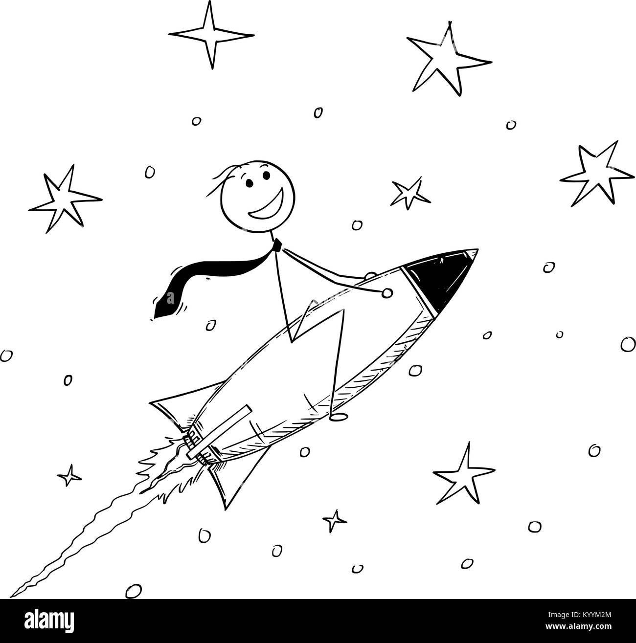 Finance success cartoon Stock Vector Images - Alamy