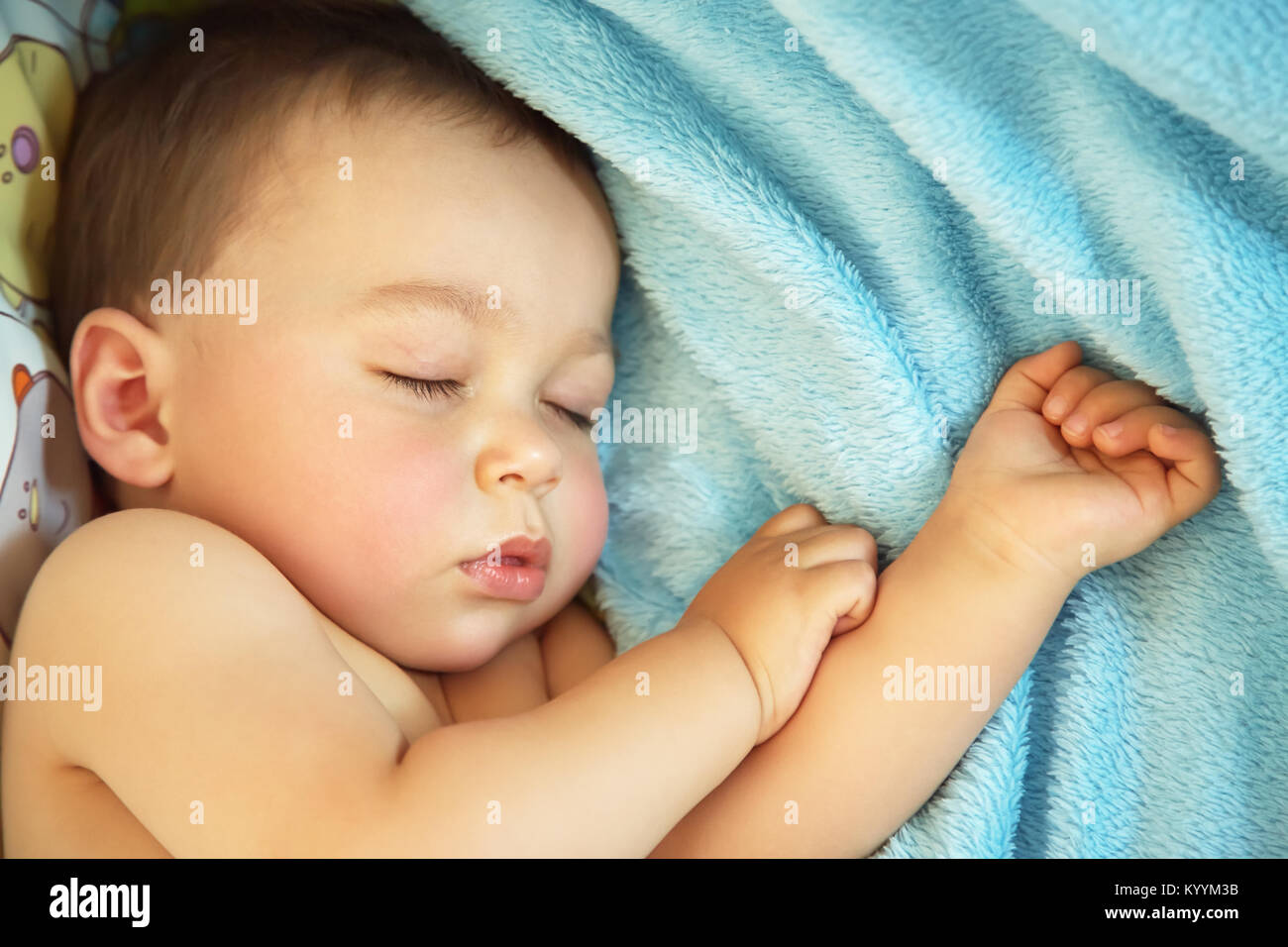sleeping baby boy Stock Photo - Alamy