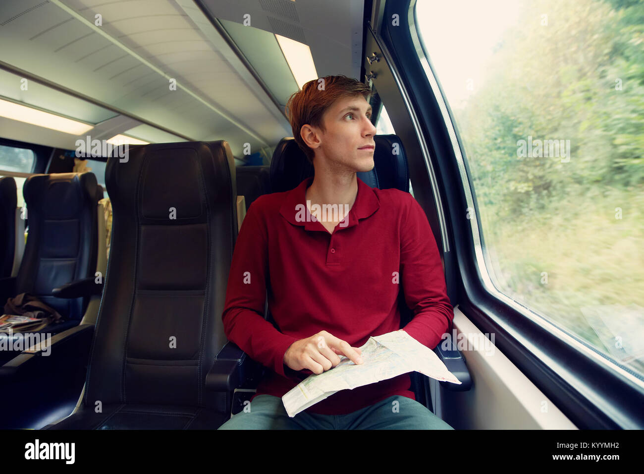 Train map hi-res stock photography and images - Alamy