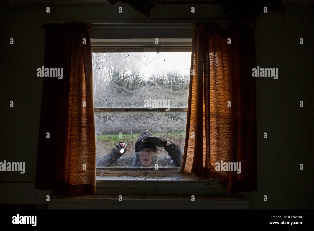 Dusty interior of abandoned building hi-res stock photography and ...