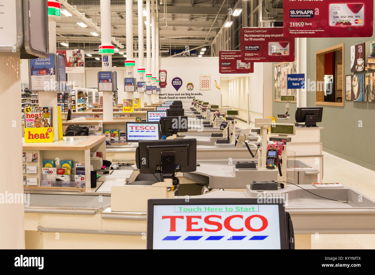 Tesco Checkout Stock Photos & Tesco Checkout Stock Images - Alamy
