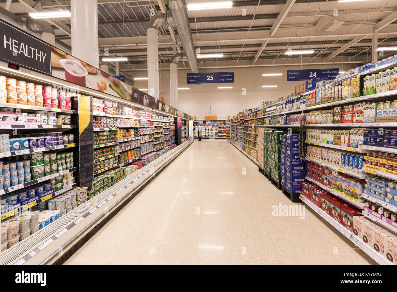 Tesco Extra, Rotherham, Yorkshire UK Stock Photo - Alamy