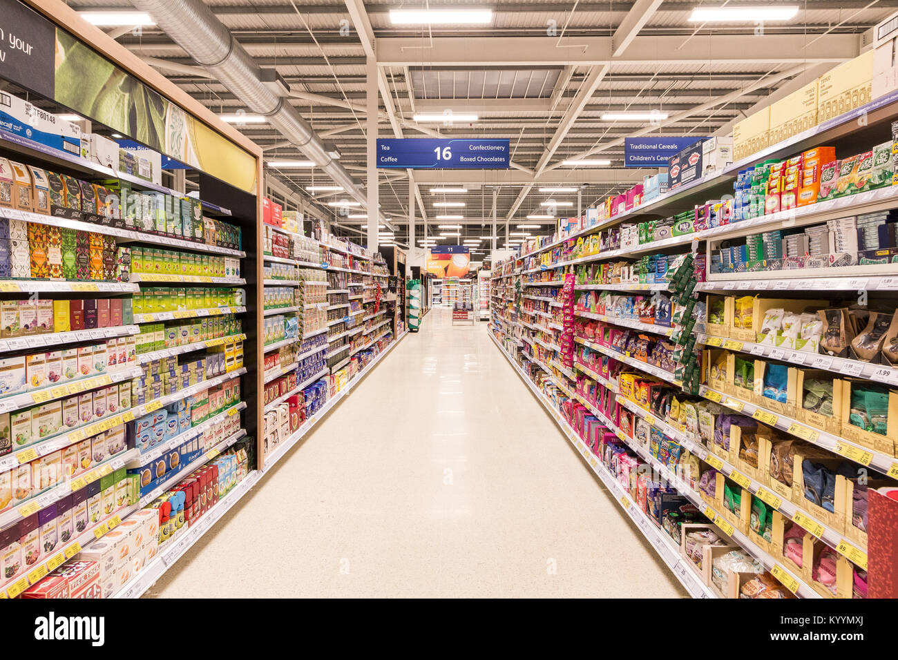 Tesco Extra, Rotherham, Yorkshire UK Stock Photo - Alamy