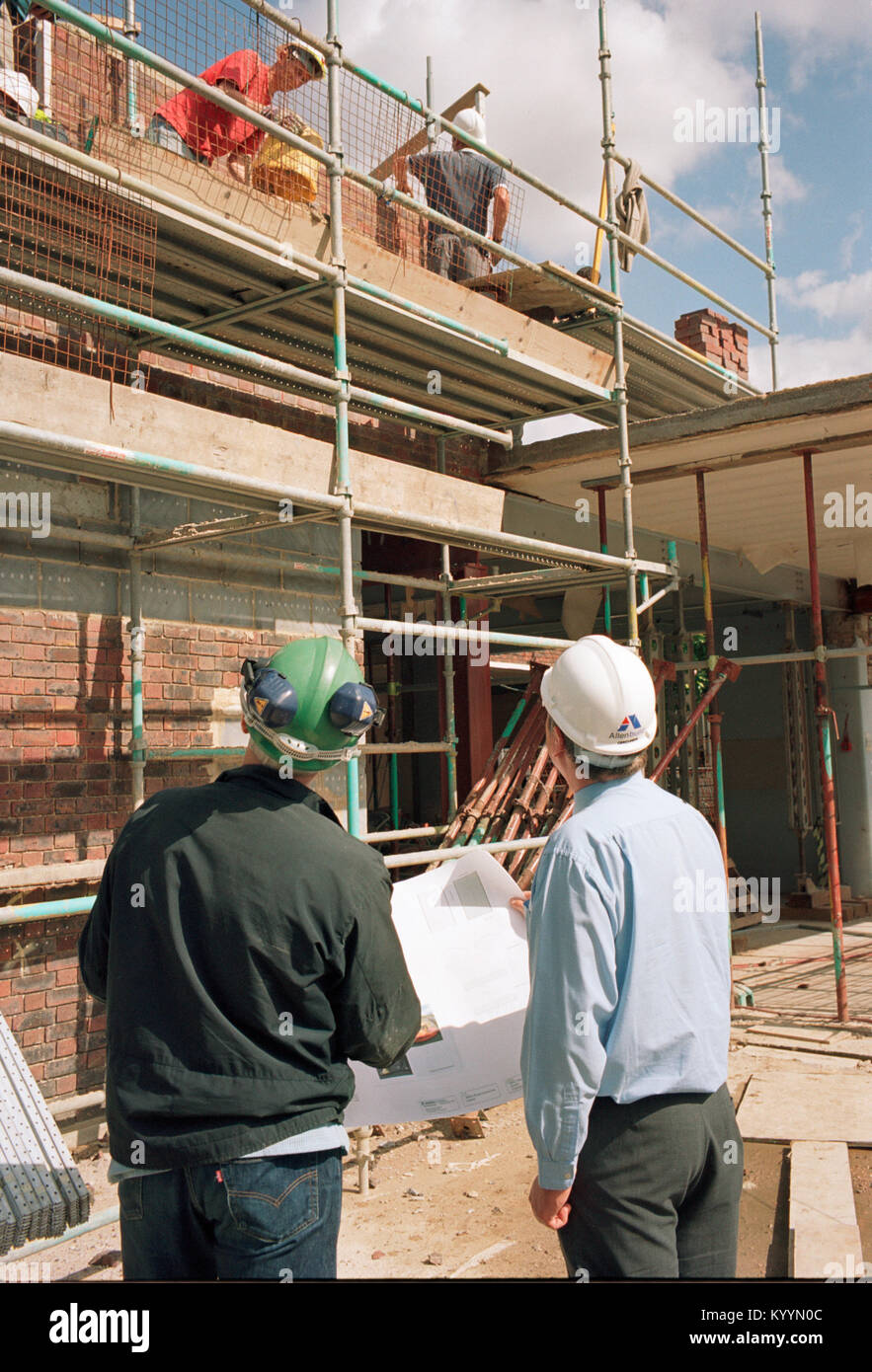 Social housing construction, London Borough of Haringey UK Stock Photo ...