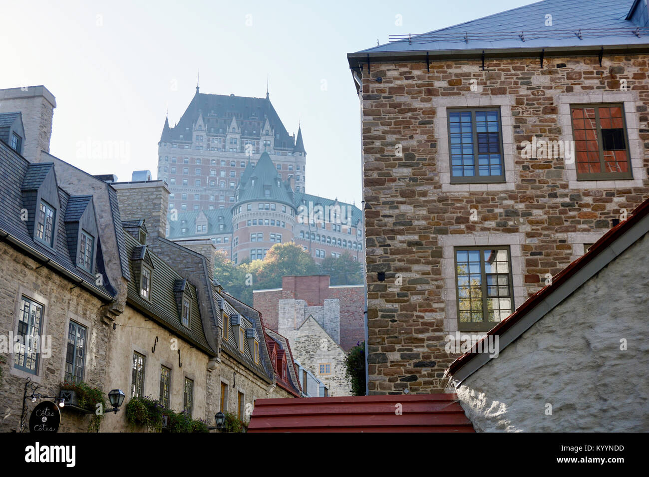 Frontenac castle old district hi-res stock photography and images - Alamy