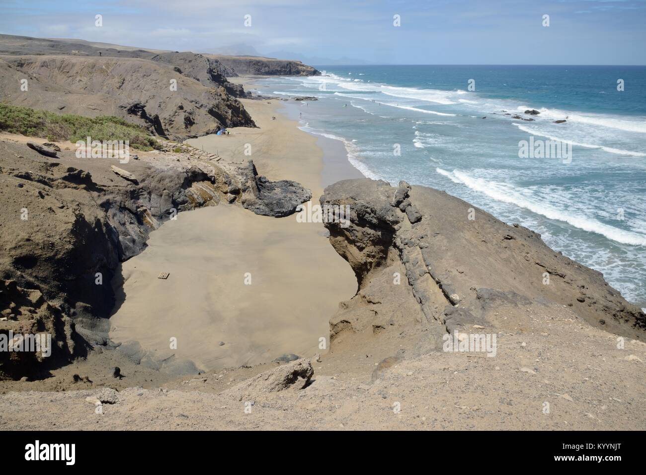 Playa del Viejo Rey (Beach of the Old King), La Pared, Fuerteventura ...