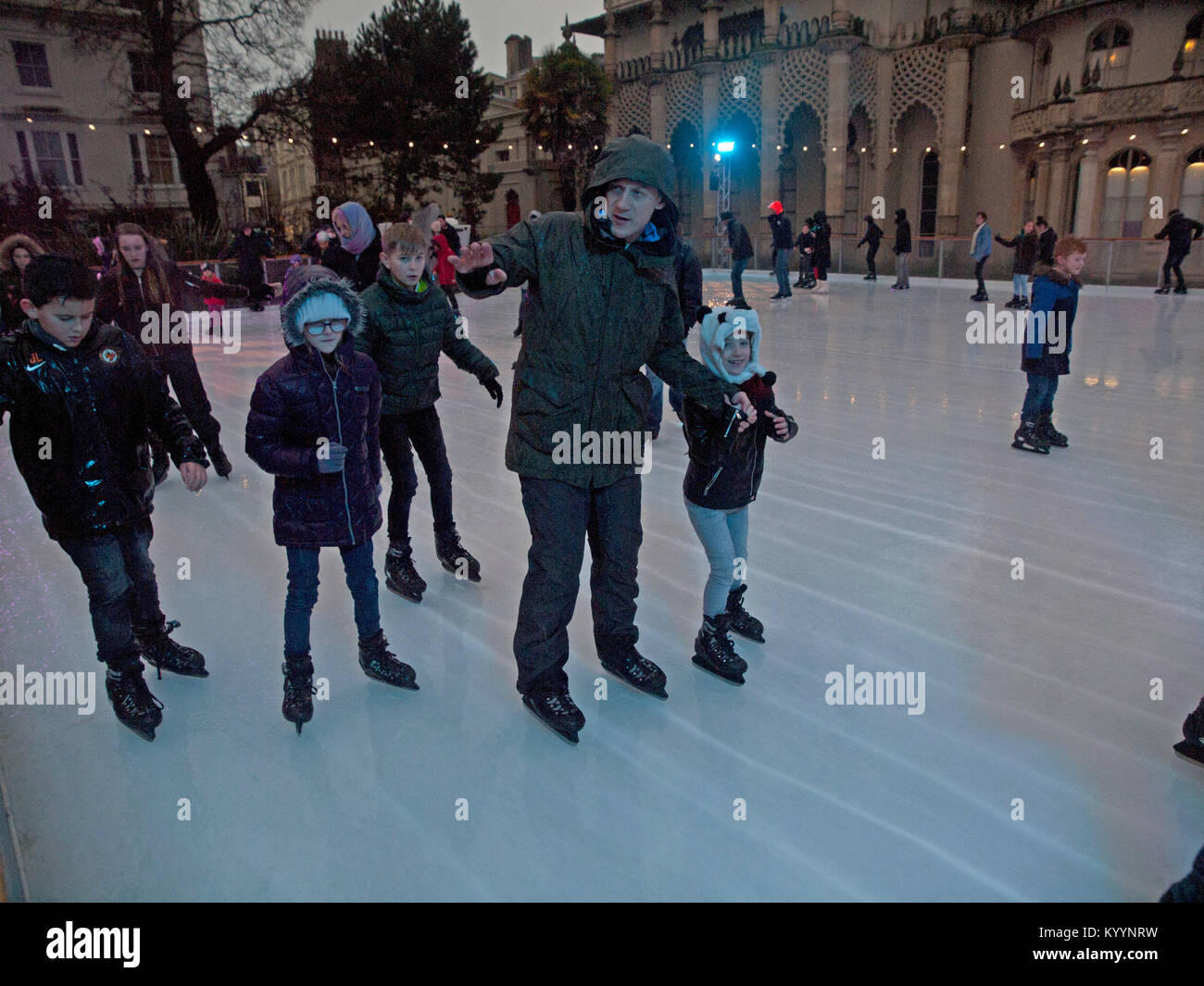 Brighton christmas ice skating hi-res stock photography and images - Alamy