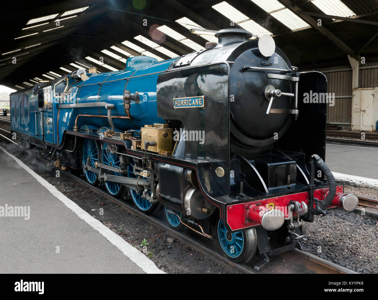 Hurricane, the No 8 steam locomotive built in 1927 for the Romney ...