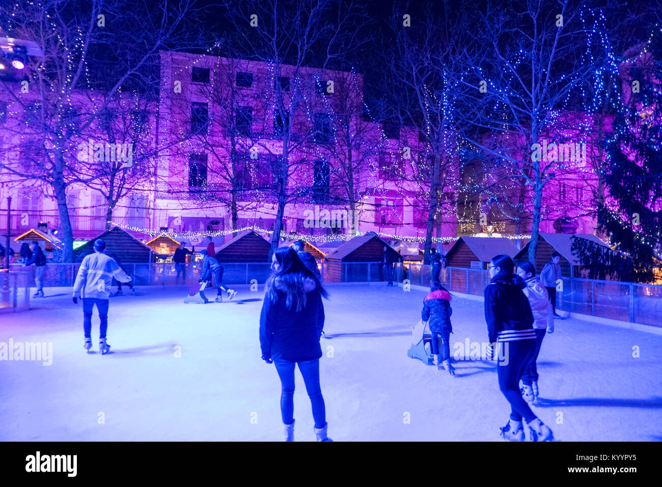 Ice skating rink outdoor france hi-res stock photography and images - Alamy