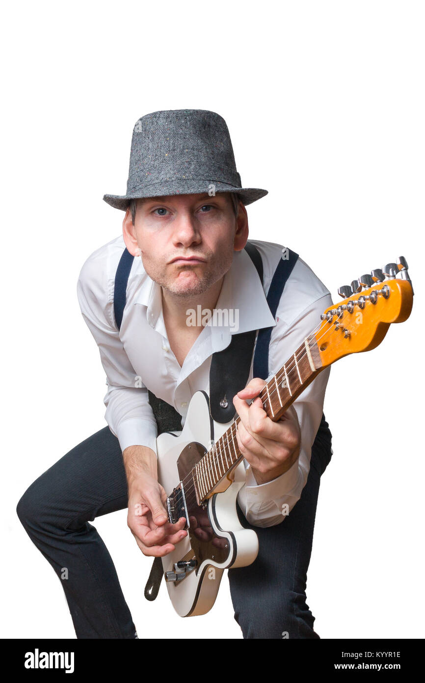Rock musician plays on Cut Out Stock Images & Pictures - Alamy