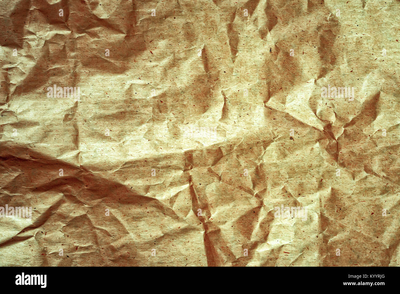 Old crumpled brown paper texture Stock Photo - Alamy