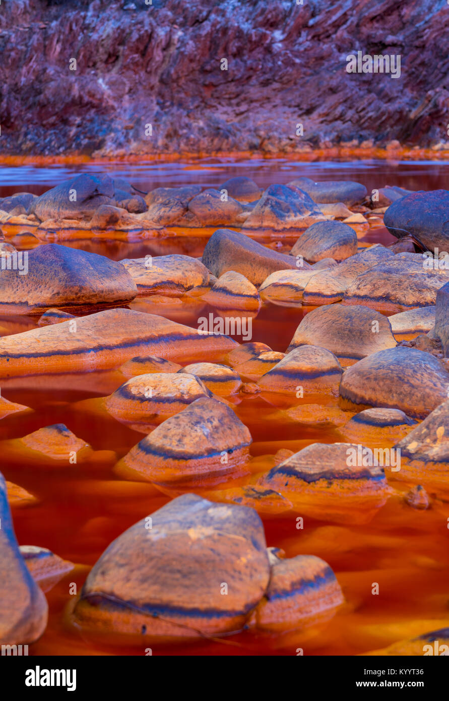 Río Tinto - Red River, Sierra Morena, Gulf of Cádiz, Huelva, Andalucia ...