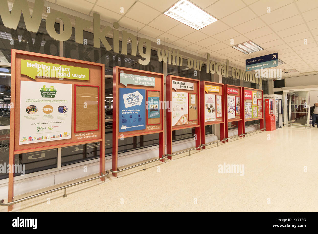 Tesco Extra, Rotherham, Yorkshire UK Stock Photo - Alamy