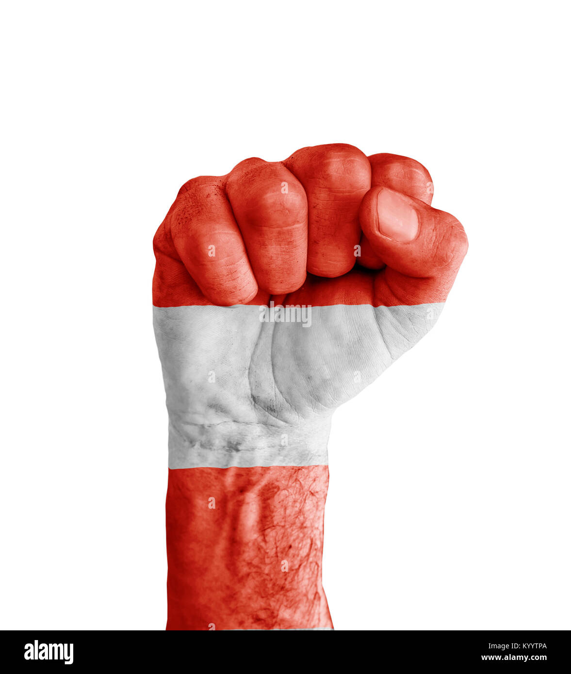 Austrian flag isolated on hi-res stock photography and images - Alamy