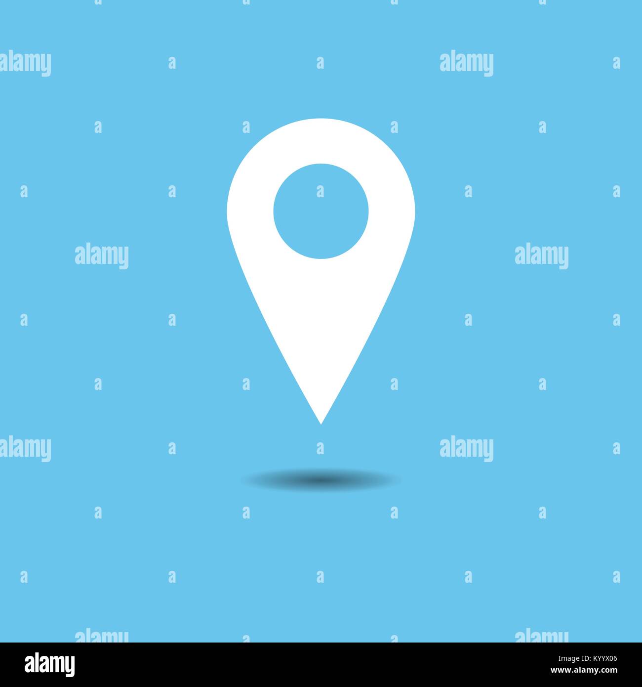 Vector Of Map Pointer Icon Set Gps Location Symbol Flat Design Style Stock Vector Image And Art