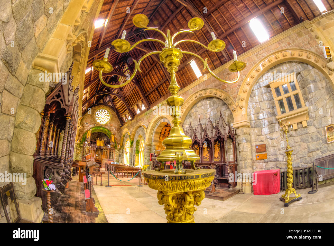 Saint Conan's Kirk chancel Stock Photo - Alamy