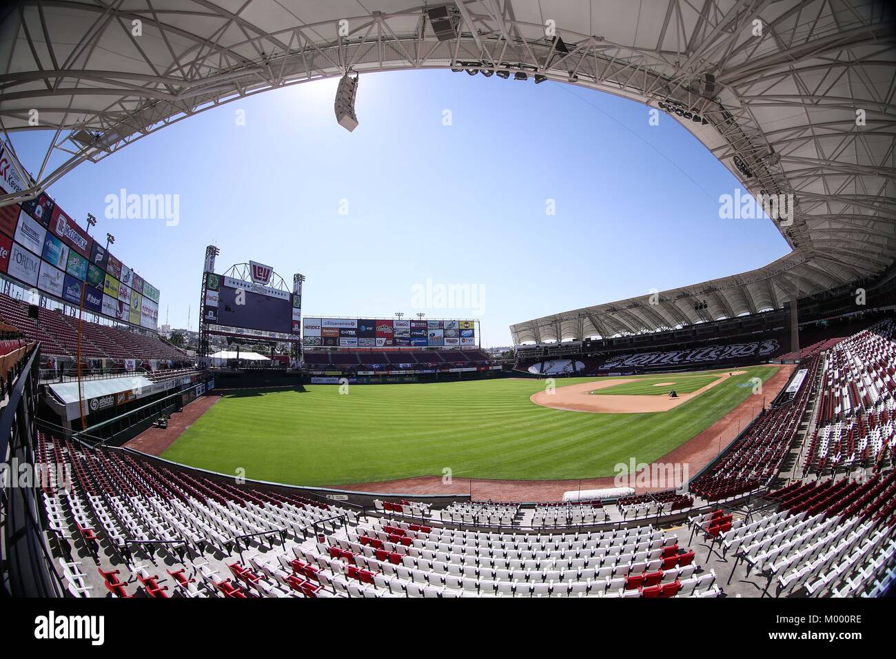 Vista panorámica del Nuevo Estadio de los Tomateros de Culiacán, sede ...
