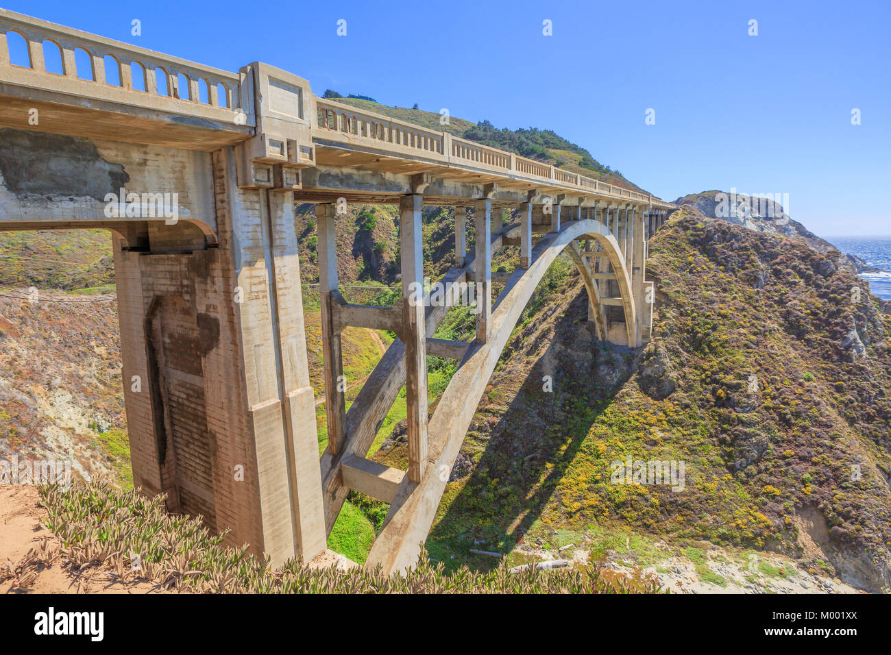 Bixby Bridge Big Sur Stock Photo - Alamy