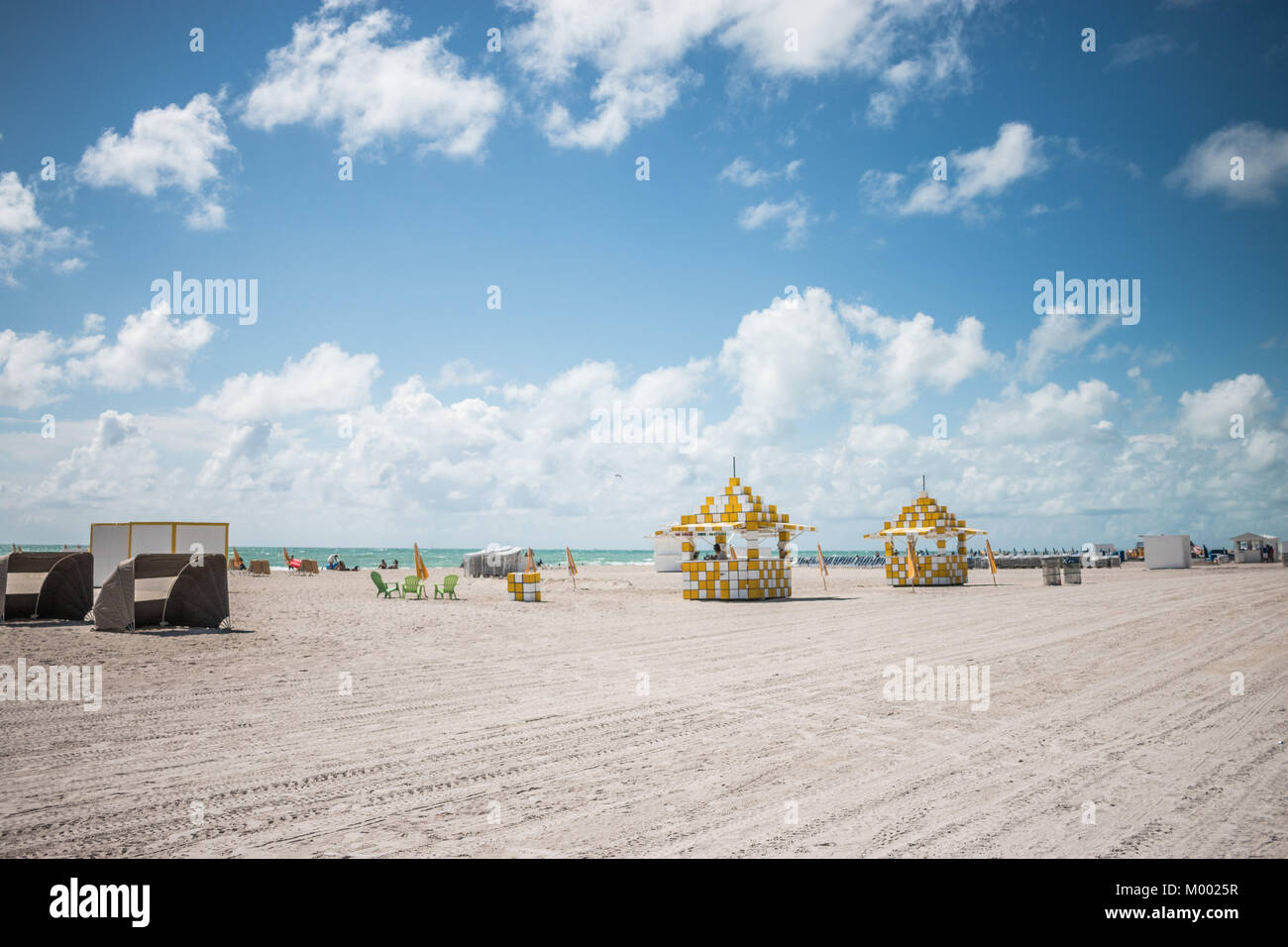 Beach of Miami Stock Photo - Alamy