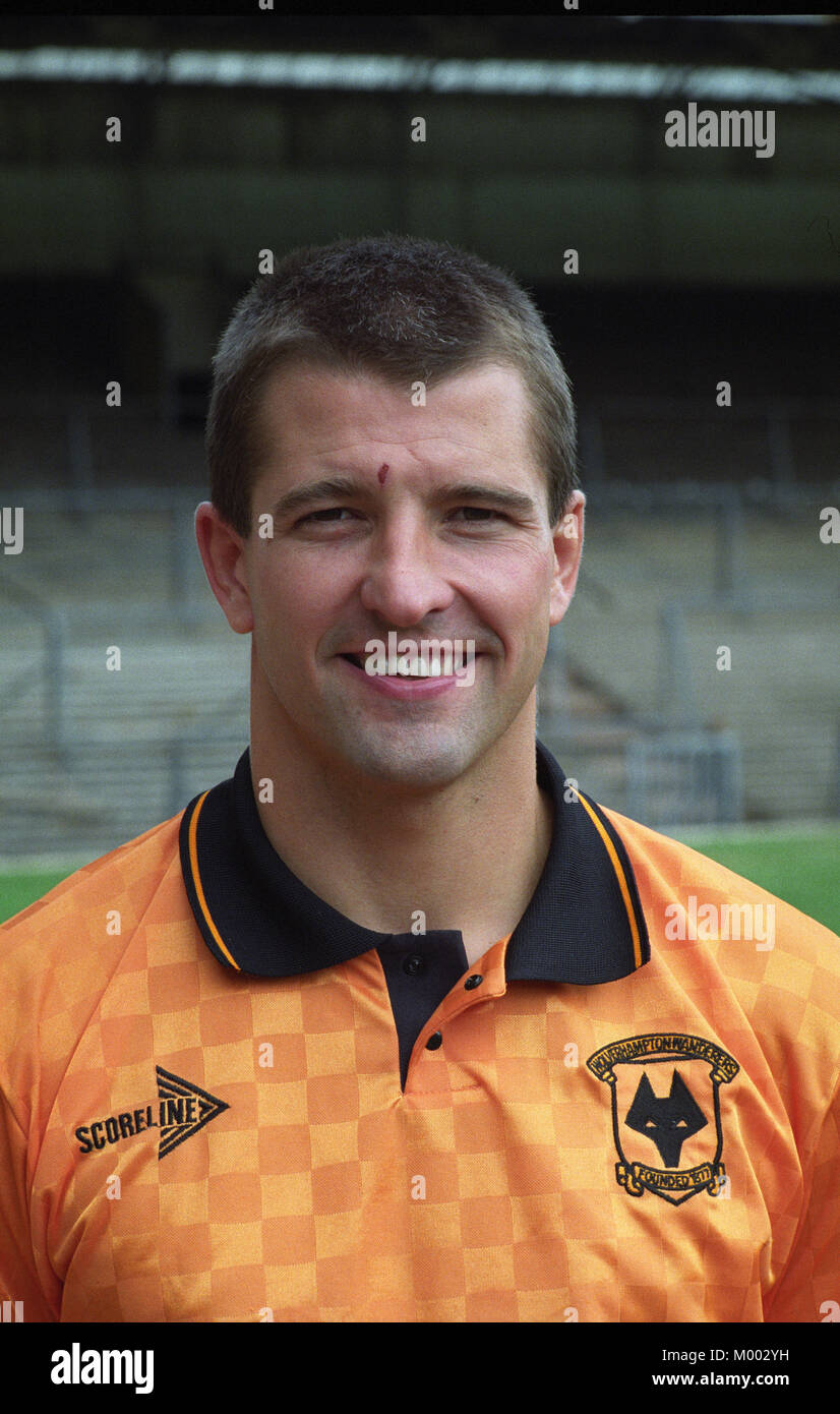 Wolverhampton Wanderers Football Club team portraits 8/8/90 Steve Bull ...