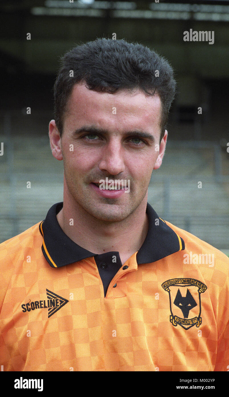 Wolverhampton Wanderers Football Club team portraits 8/8/90 Paul Cook ...