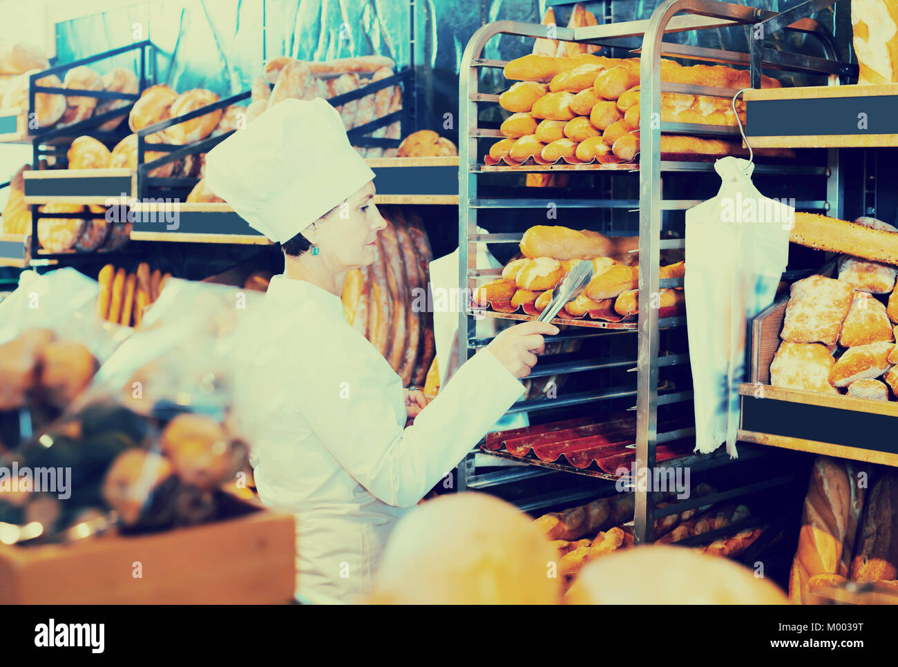 Busy bakery smiling hi-res stock photography and images - Alamy