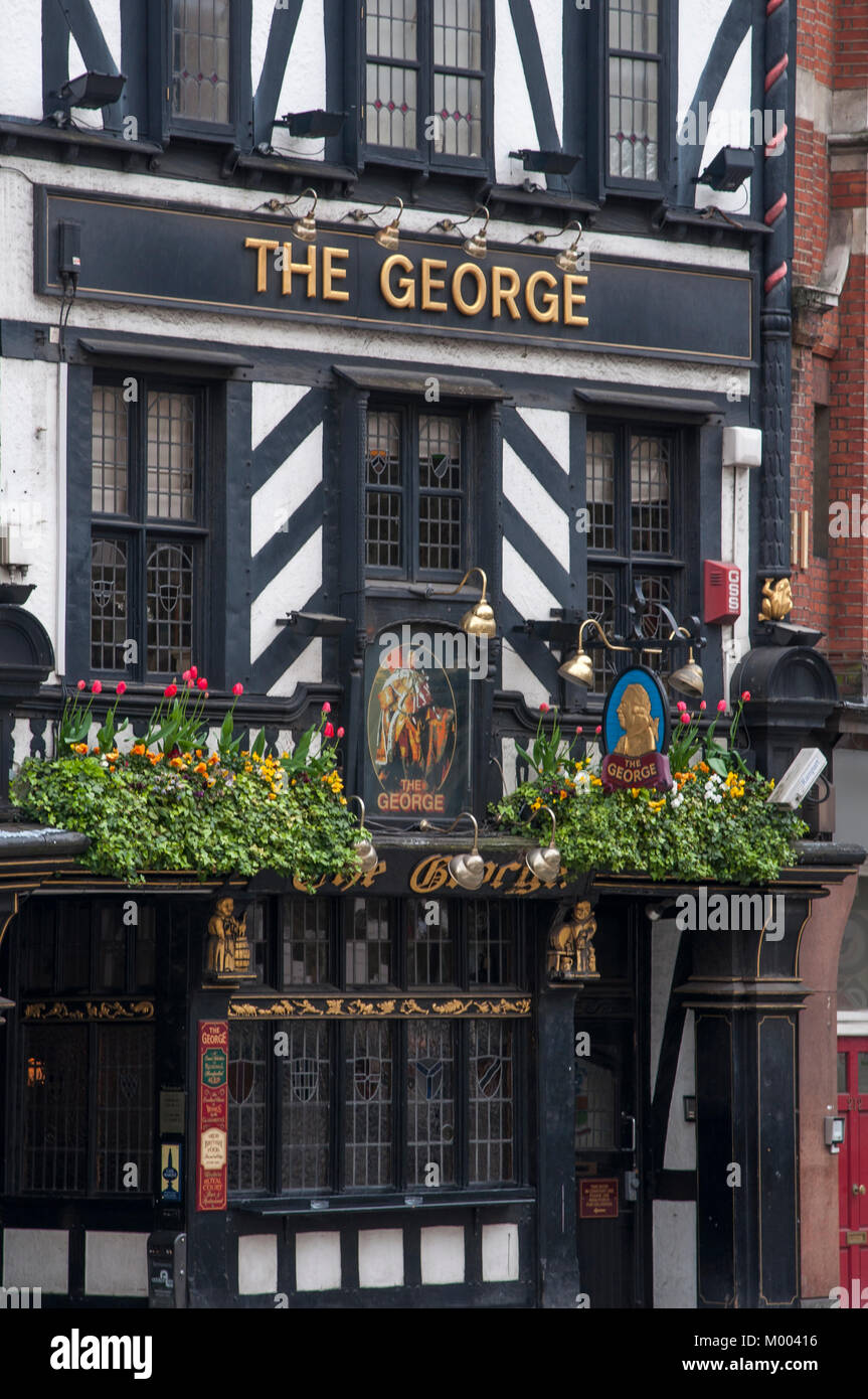 The old george public house hi-res stock photography and images - Alamy