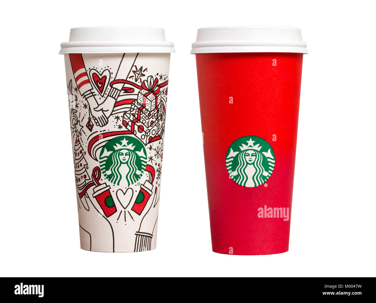The 2015 and 2017 Starbucks coffee holiday cups – There were conspiracy ...