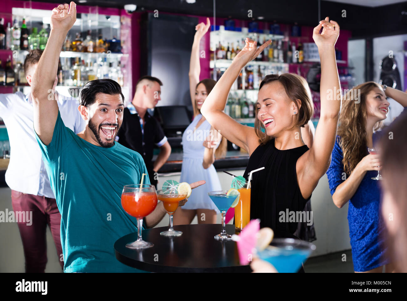 Teens in club meeting hi-res stock photography and images - Alamy