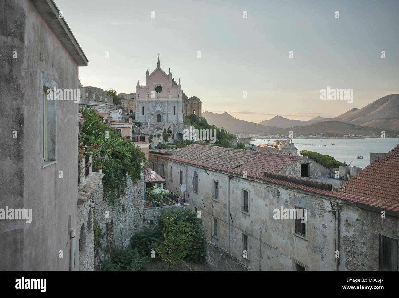 alley of Gaeta in Italy Stock Photo - Alamy