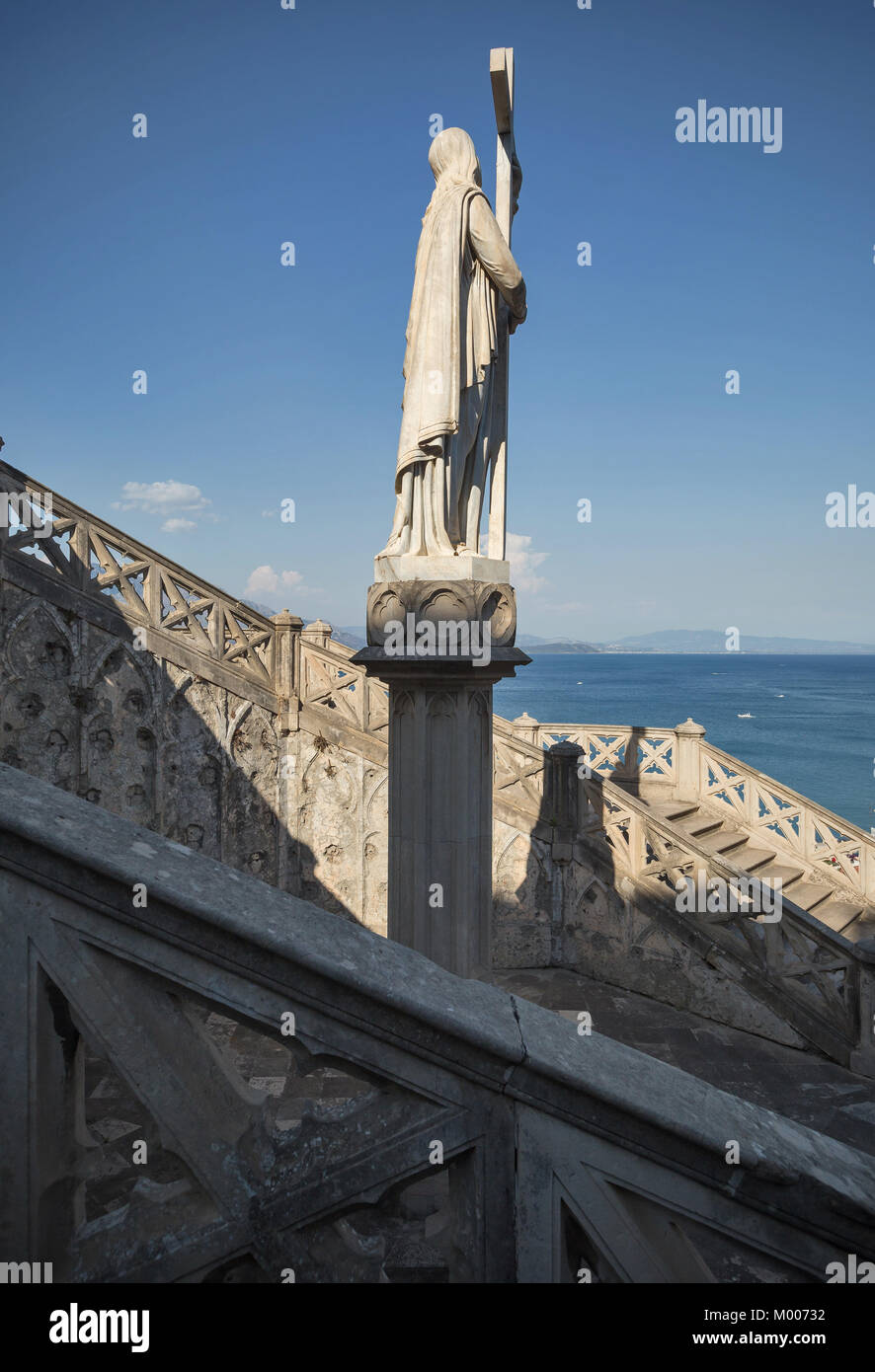 The statue of Religion by Luigi Persico on the steps of the Temple of ...