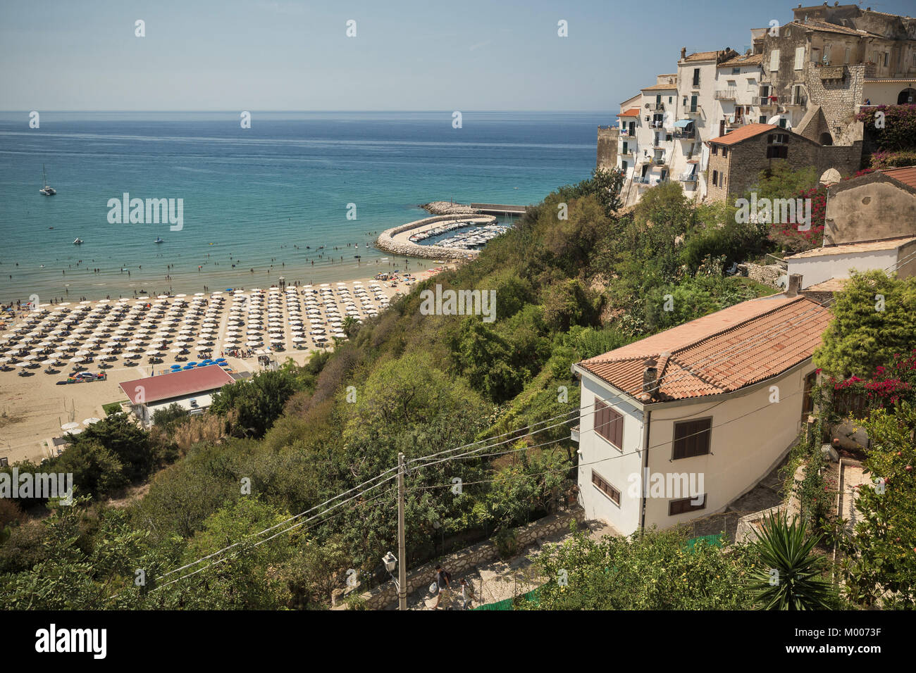view of Sperlonga from the circuit of the most beautiful villages in ...