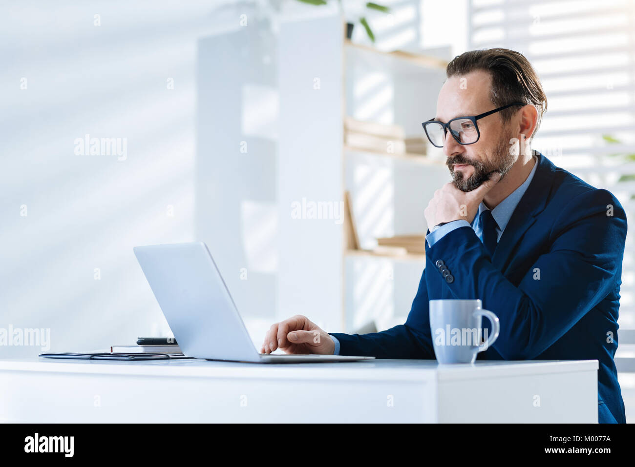 Earnest leader hi-res stock photography and images - Alamy