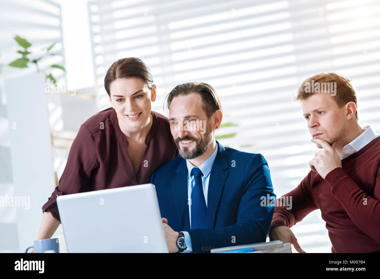 Thinking about answer hi-res stock photography and images - Alamy